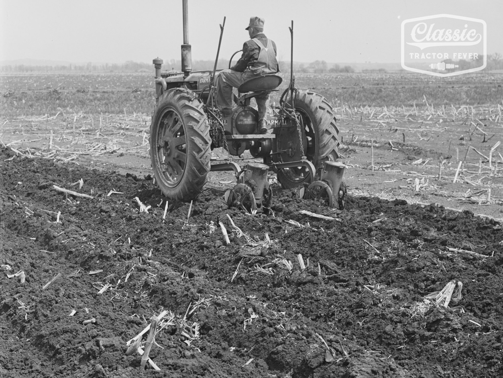 Snapshot of History! 1940 Farming With Farmall F-20 And Mounted 2 Row ...
