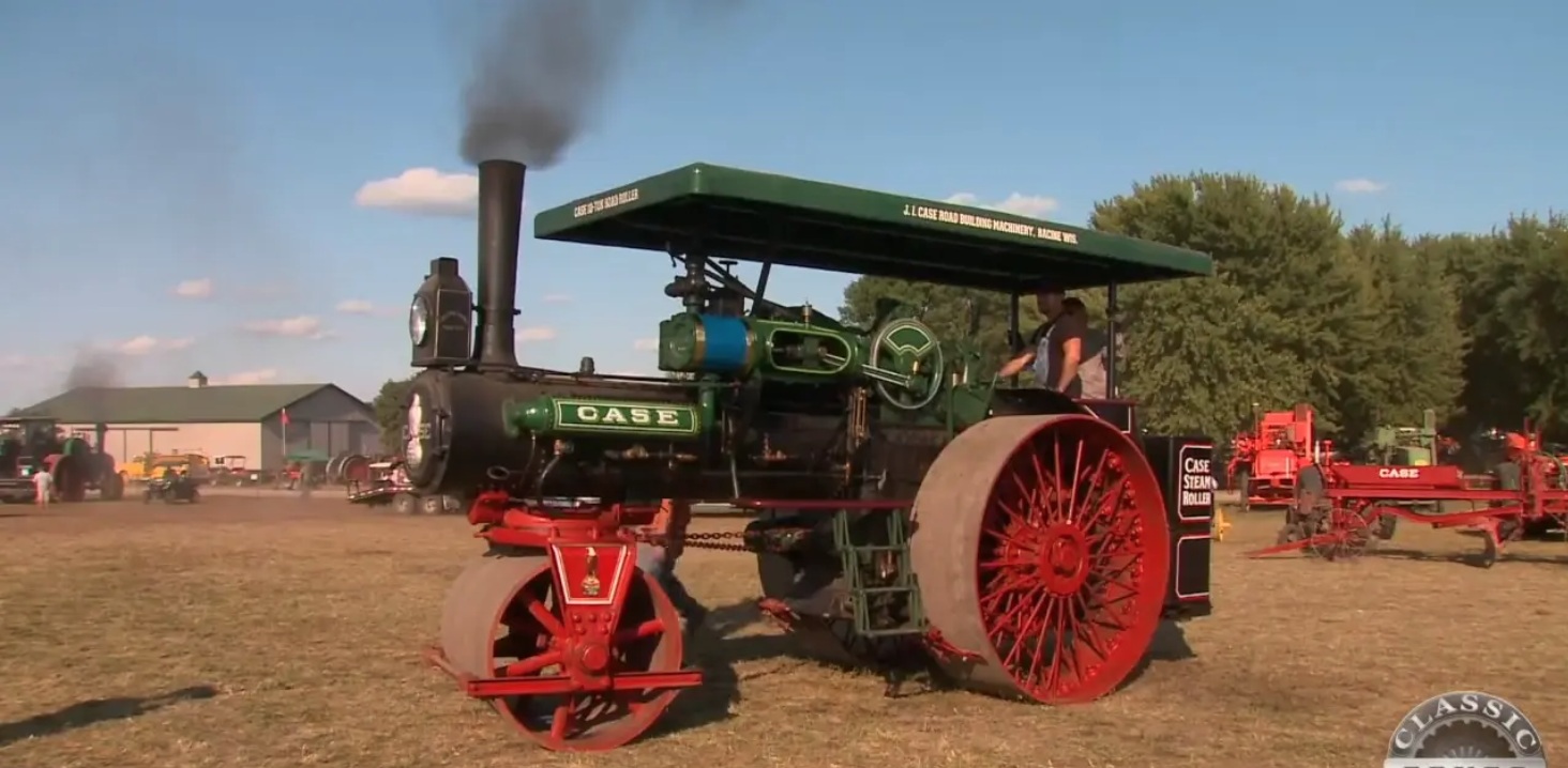 1923 J. I. Case Steam Roller With Power Steering – Classic Tractor Fever TV